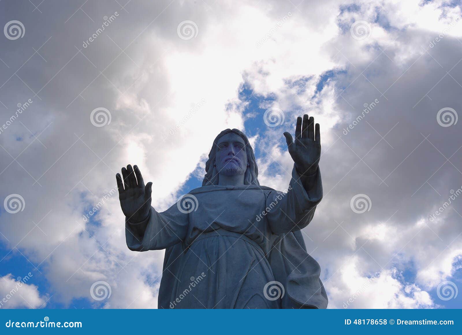 Jesus stock photo. Image of jesuschrist, heaven, peace - 48178658