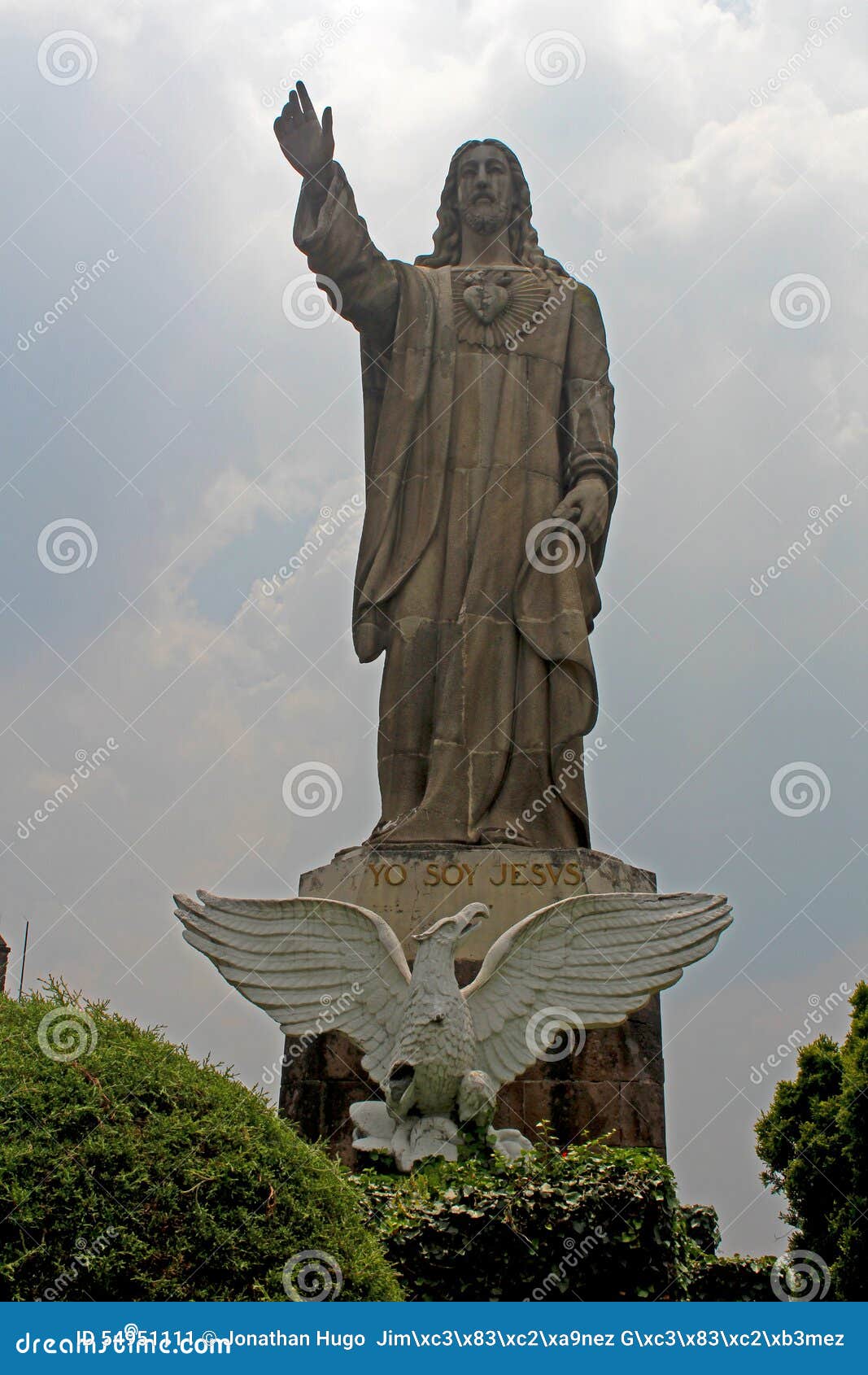 Jesus stone sculpture stock image. Image of white, catholic - 54951111