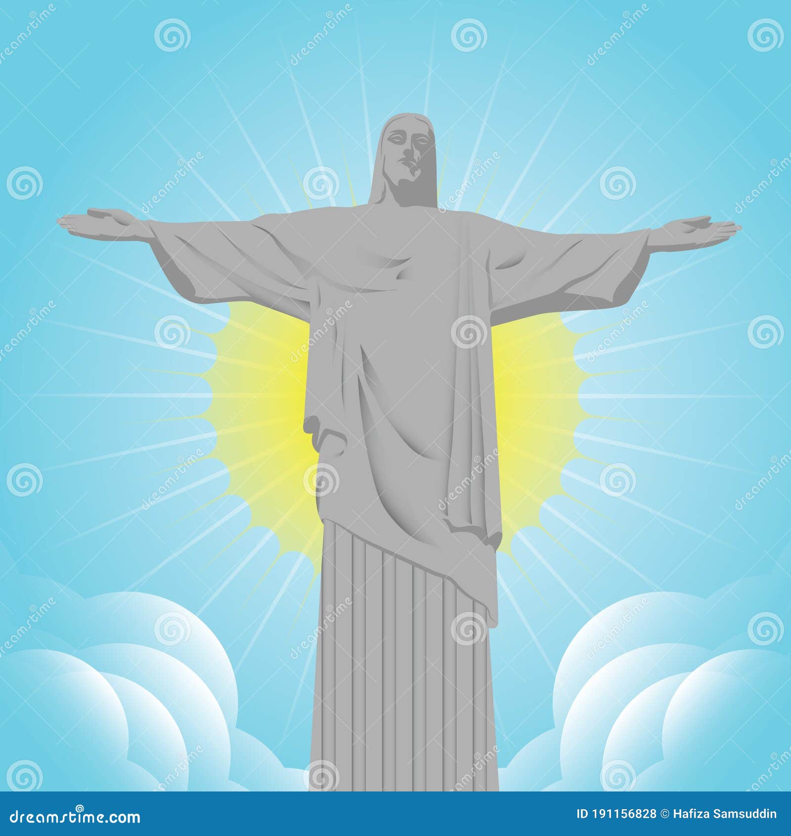 Jesus. Vector Illustration Decorative Design Editorial Stock Photo ...