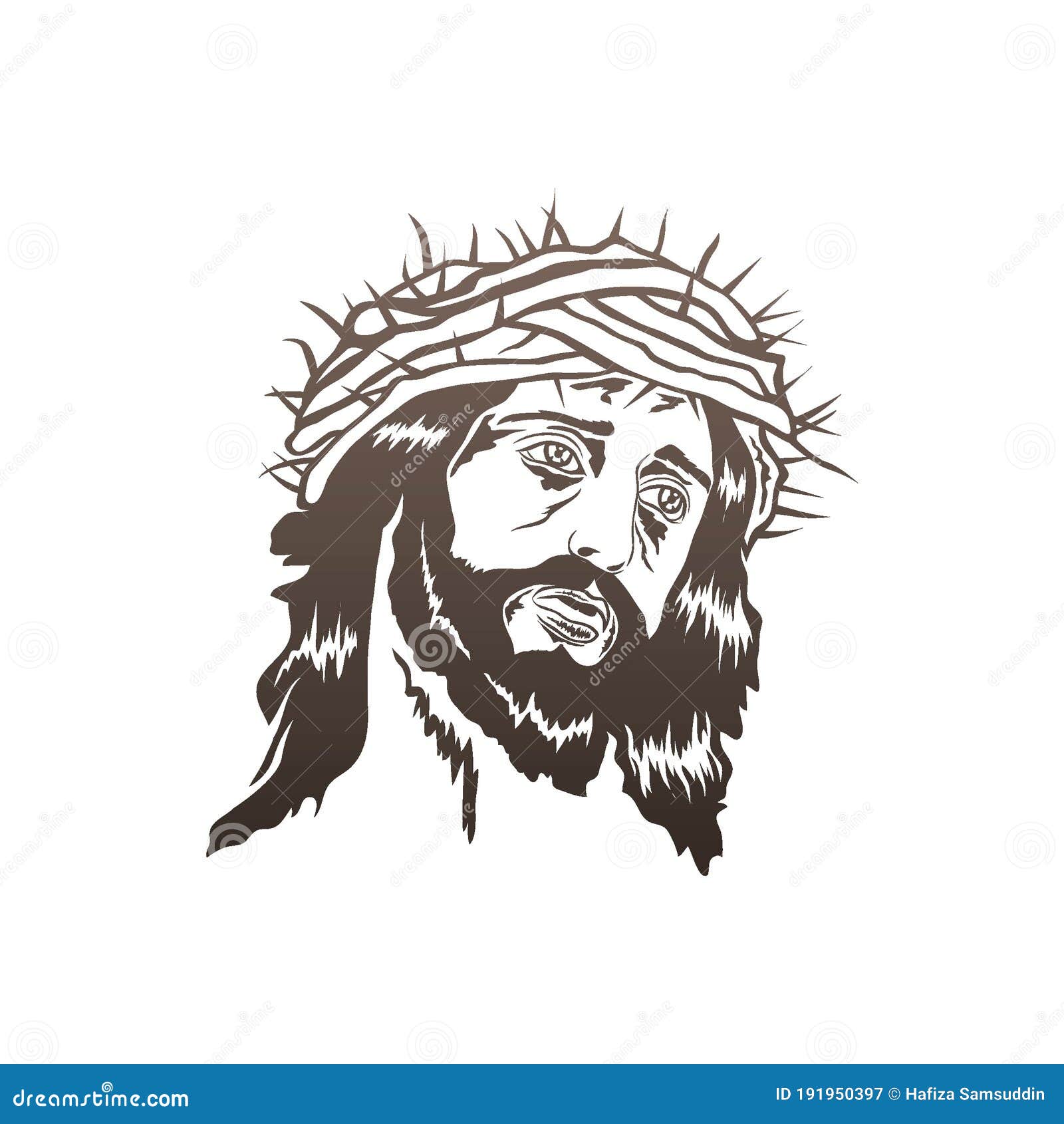 Jesus. Vector Illustration Decorative Design Stock Vector ...