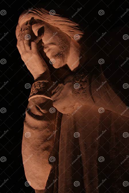 Jesus Weeping stock image. Image of lord, statue, peace - 6558533