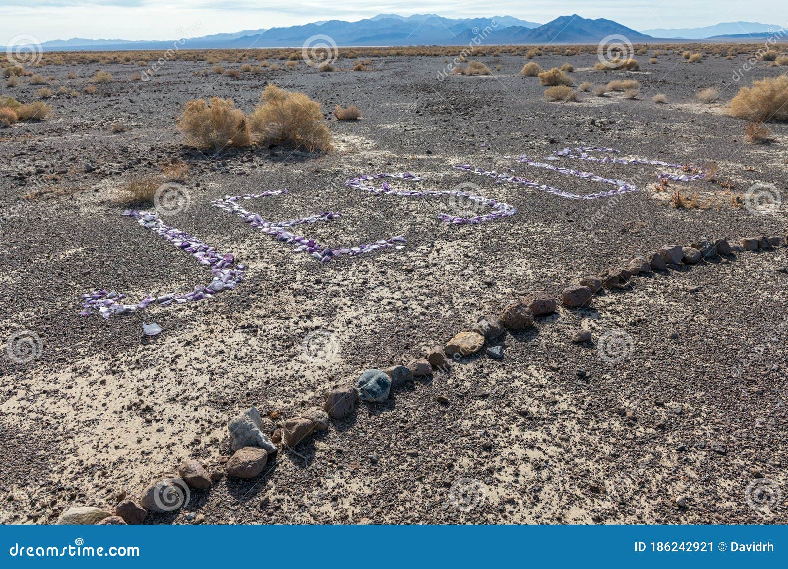 Jesus Written in Broken Glass in the Desert Stock Image - Image of ...