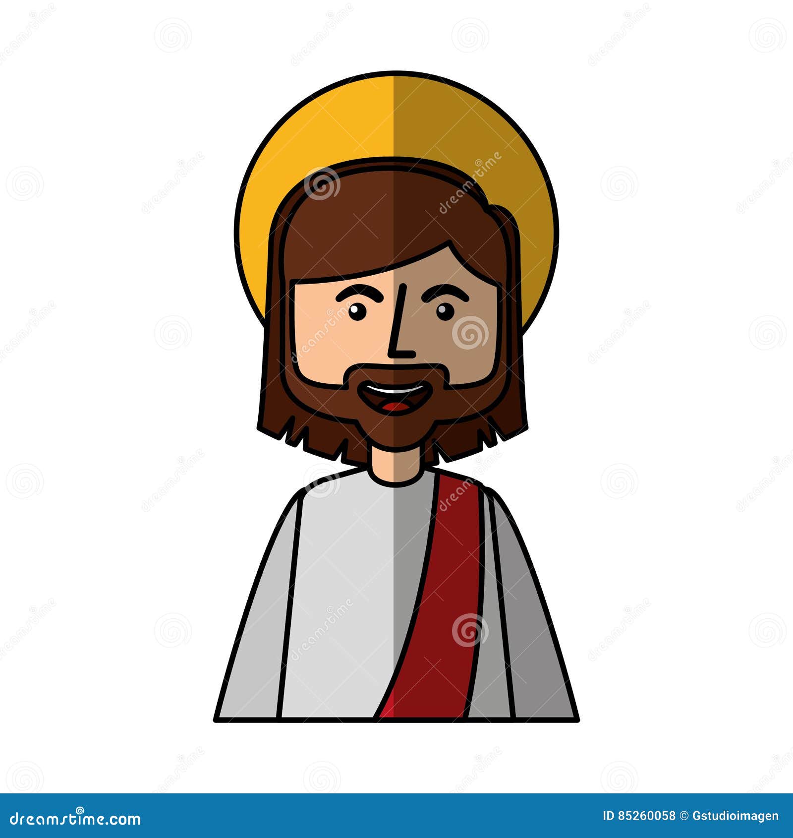 Jesuschrist Avatar Character Icon Stock Illustration - Illustration of ...