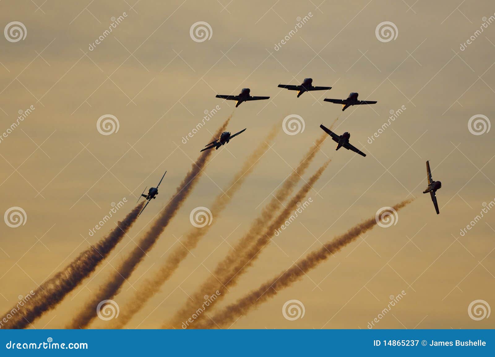 Jet aerobatic team stock image. Image of airshow, team - 14865237