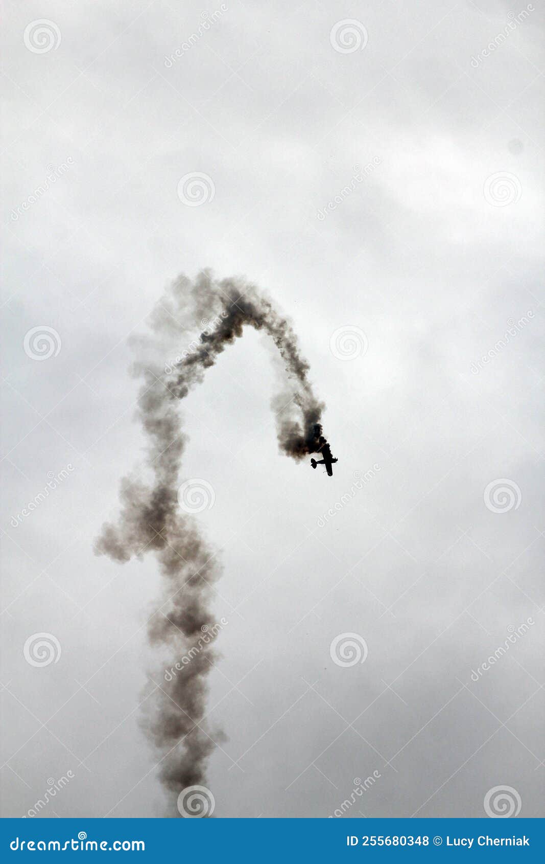 Jet in Air Show stock photo. Image of clouds, aircraft - 255680348