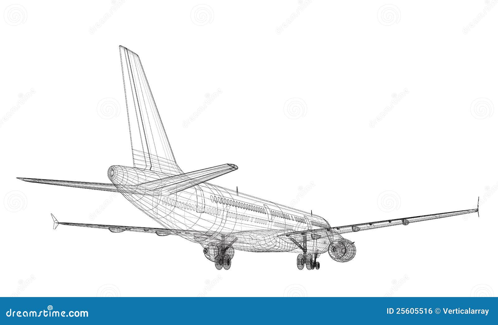 Jet Aircraft stock illustration. Illustration of flying - 25605516