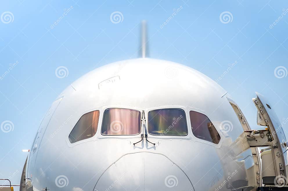 Jet aircraft cockpit stock photo. Image of aviation, cargo - 80621490
