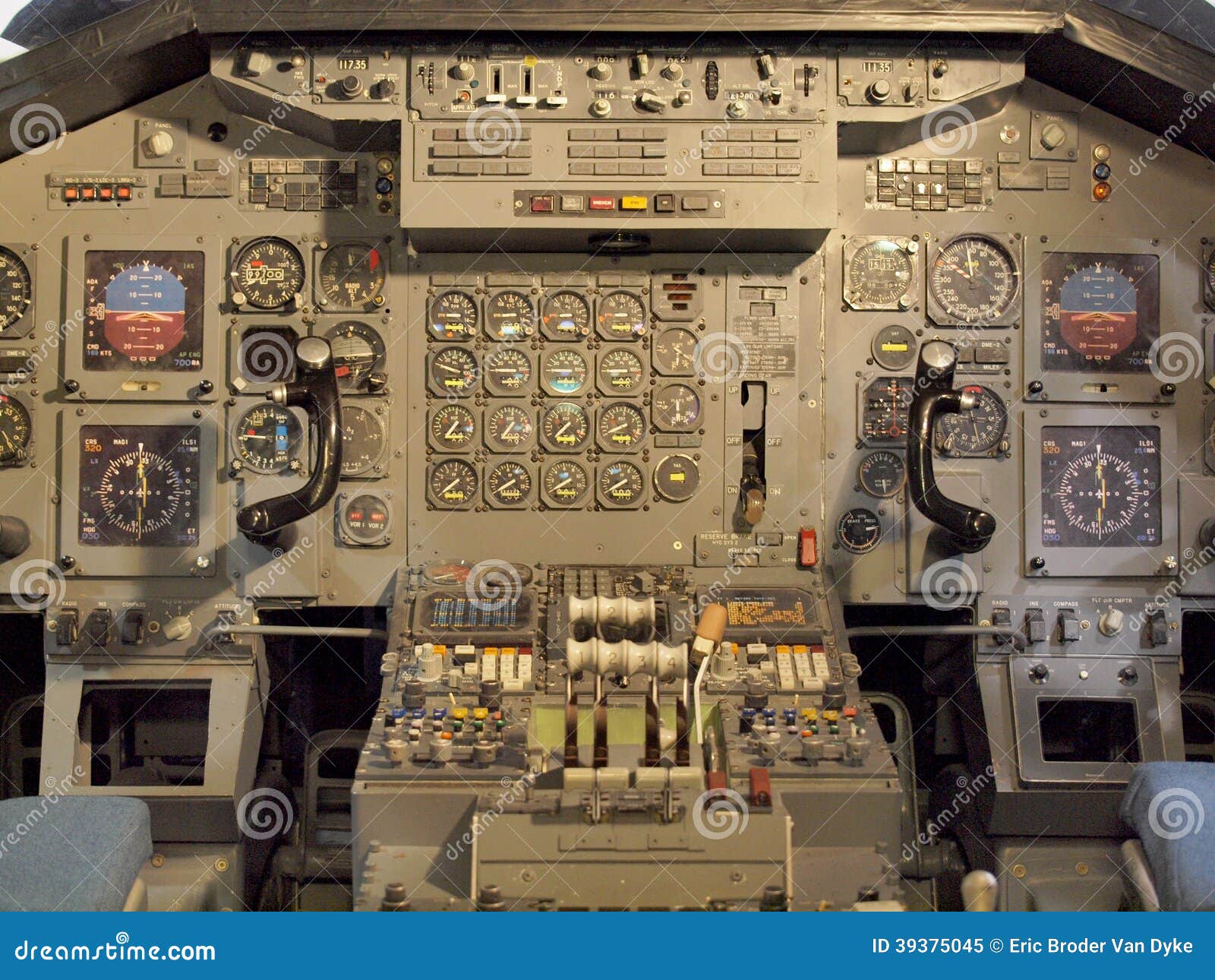 Jet Aircraft Cockpit Equipment Royalty-Free Stock Photo | CartoonDealer ...