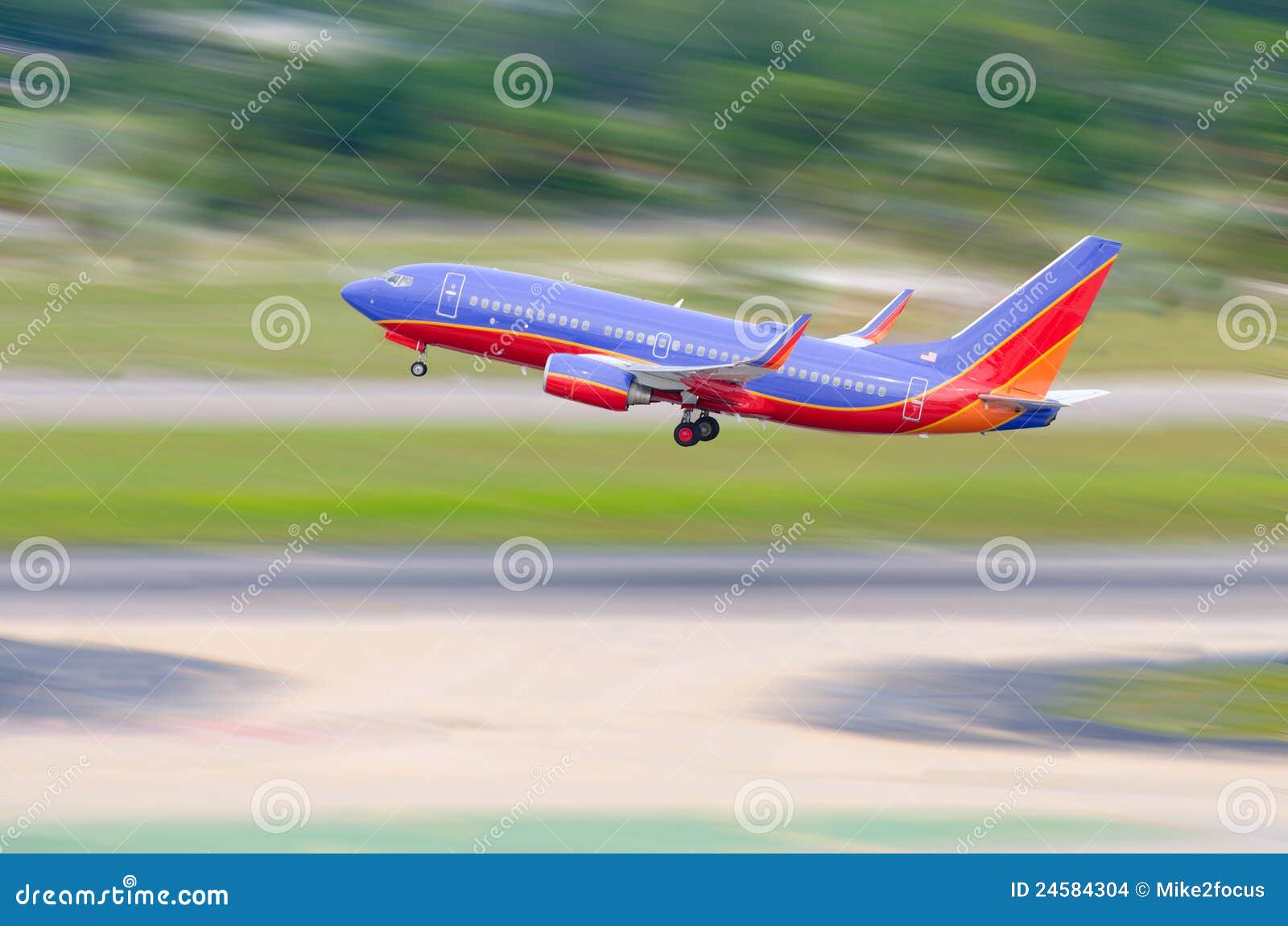 Jet airliner taking off stock photo. Image of blue, side - 24584304