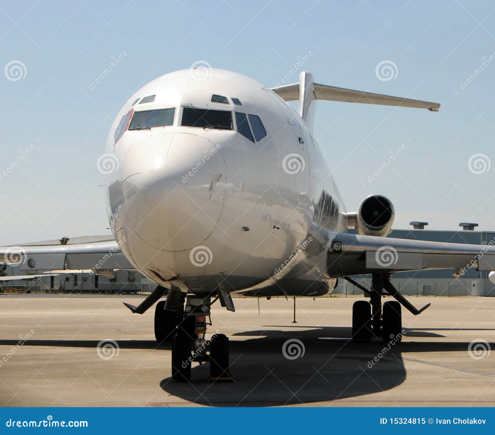 Jet airplane closeup stock image. Image of plane, jetliner - 15324815