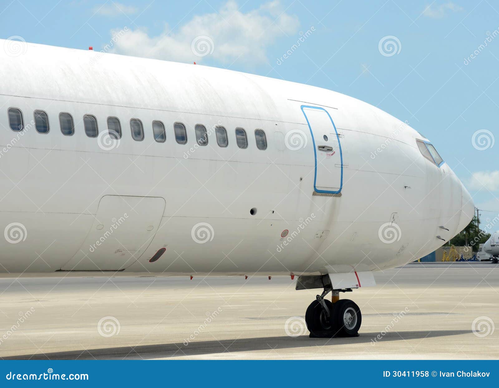 Jet airplane nose stock photo. Image of aircraft, nose - 30411958