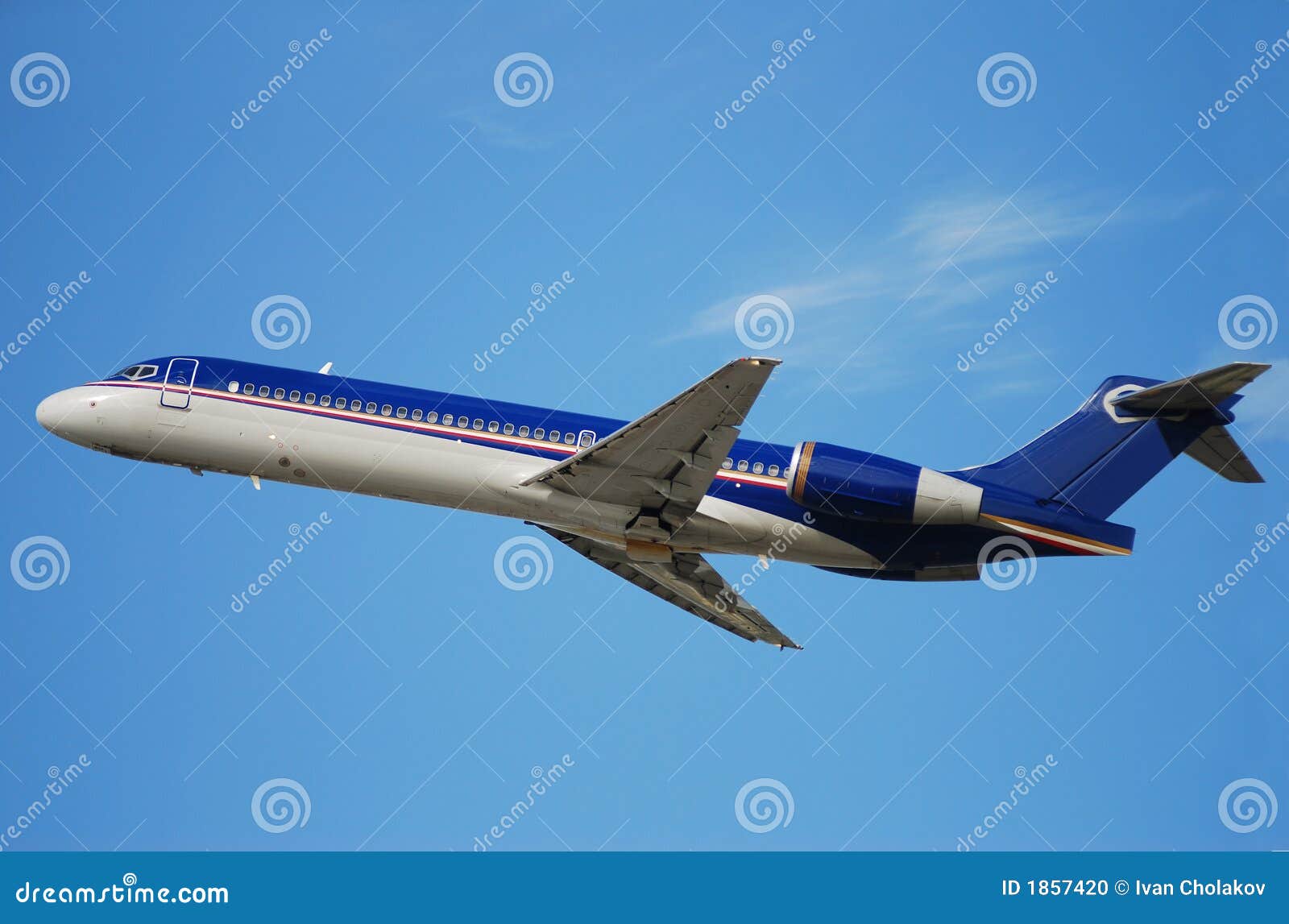 Jet Airplane Taking Off Stock Photo - Image: 1857420