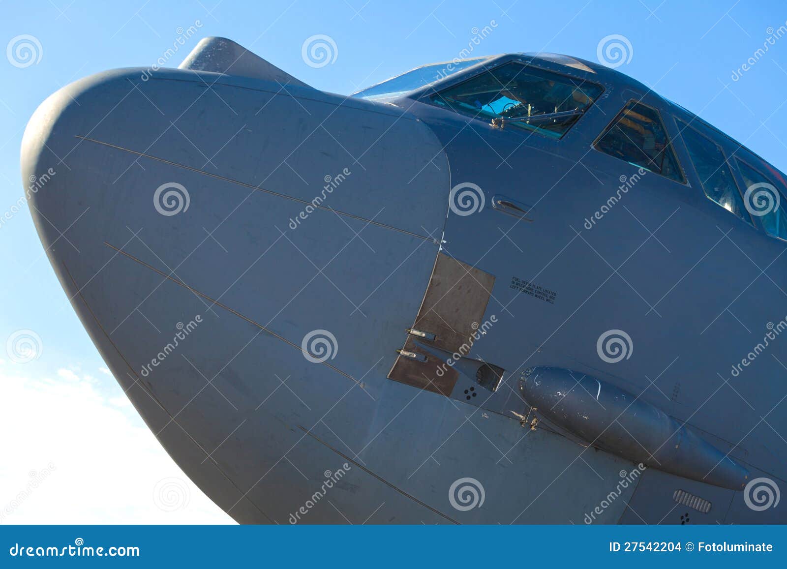 Jet Americano Del Bombardero B-52 Foto de archivo - Imagen de potencia ...
