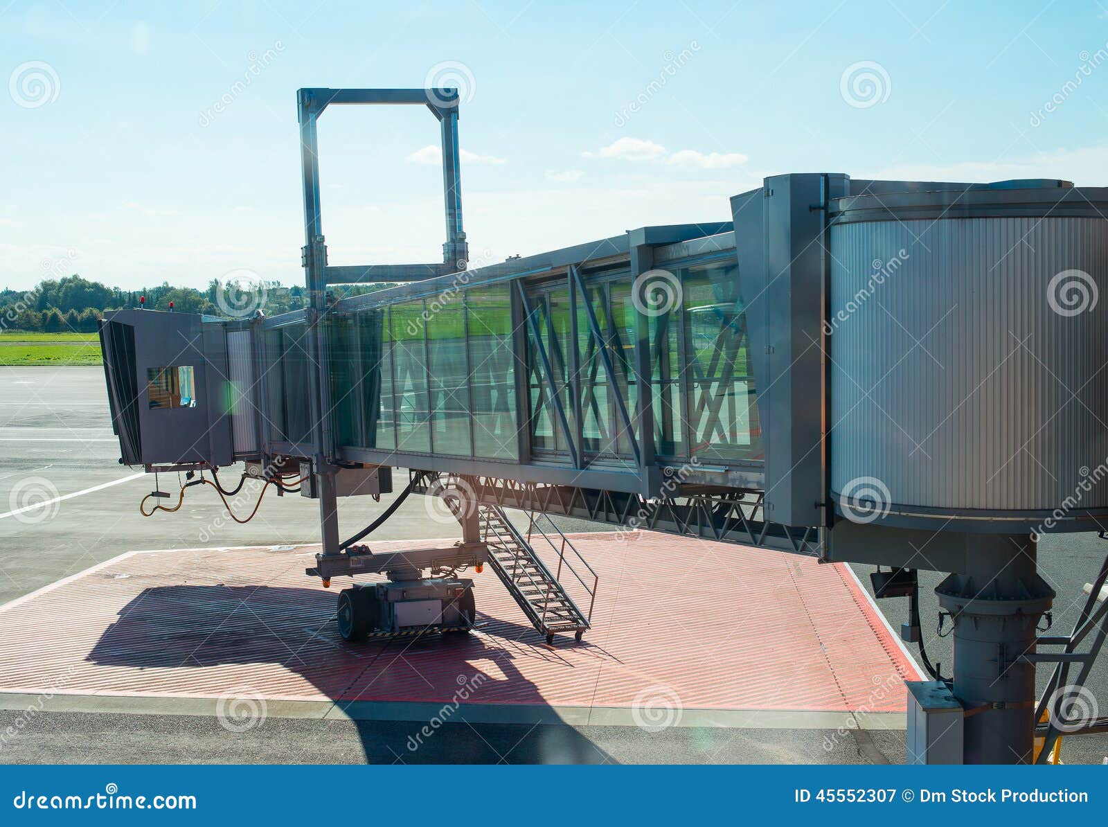Jet bridge. stock image. Image of corridor, gate, aero - 45552307