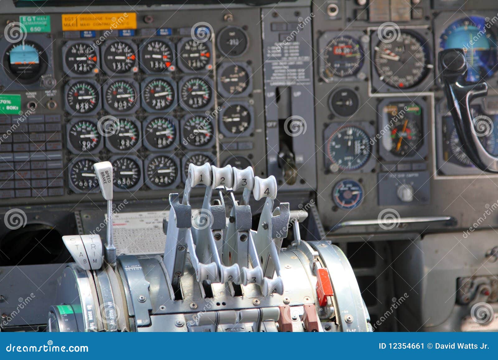 Jet Cockpit stock image. Image of airplane, horizon, boeing - 12354661