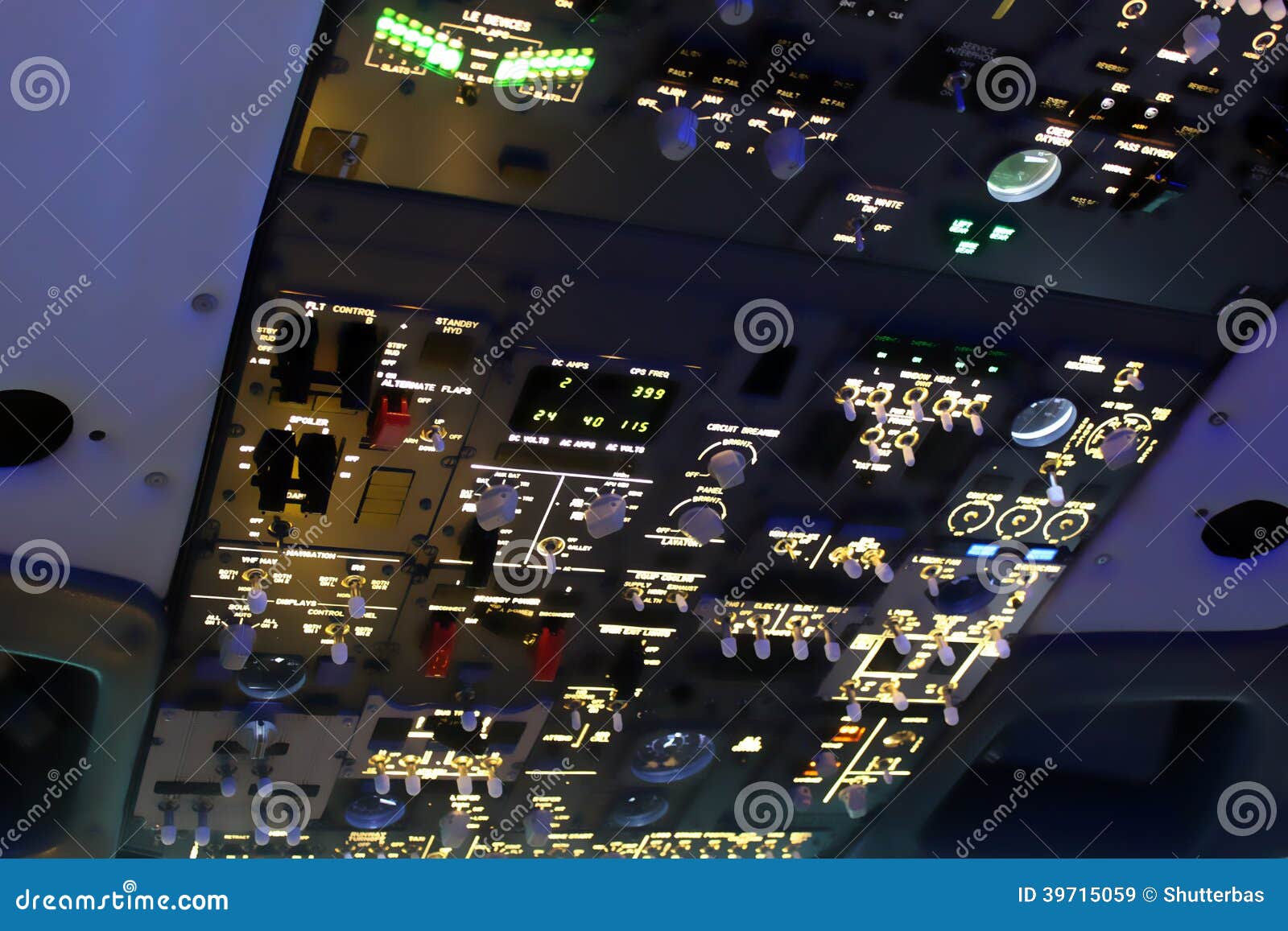 Jet cockpit stock image. Image of complex, airplane, details - 39715059