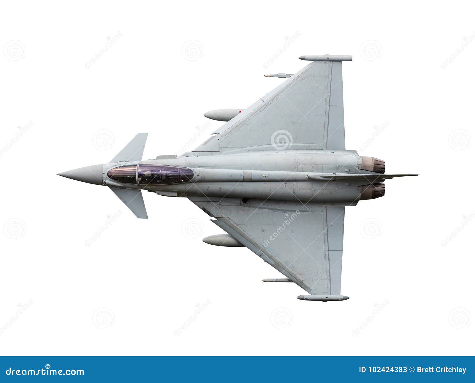 Jet De Eurofighter Typhoon Aislado Imagen de archivo - Imagen de tierra ...