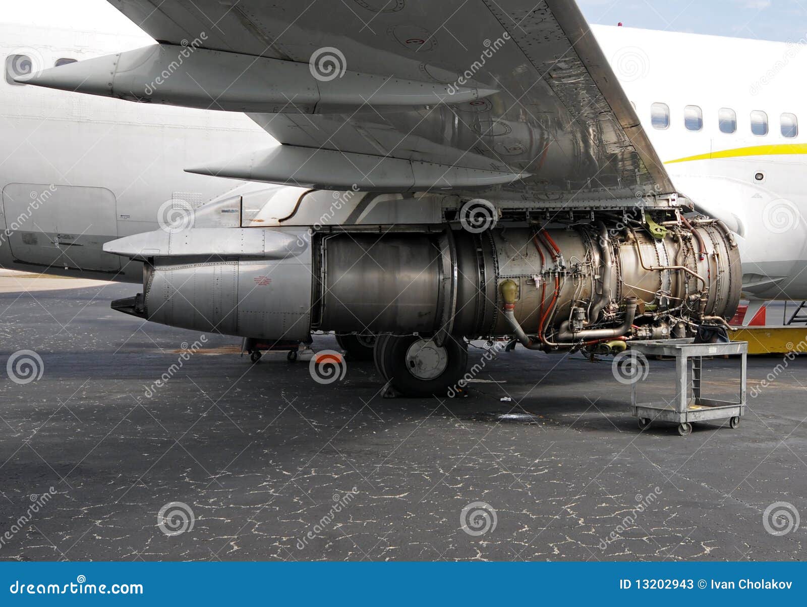 Jet engine stock image. Image of jetliner, engine, plane - 13202943