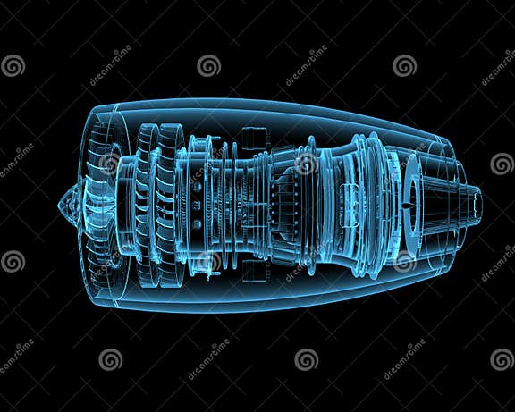 Jet engine stock illustration. Illustration of energy - 29274012