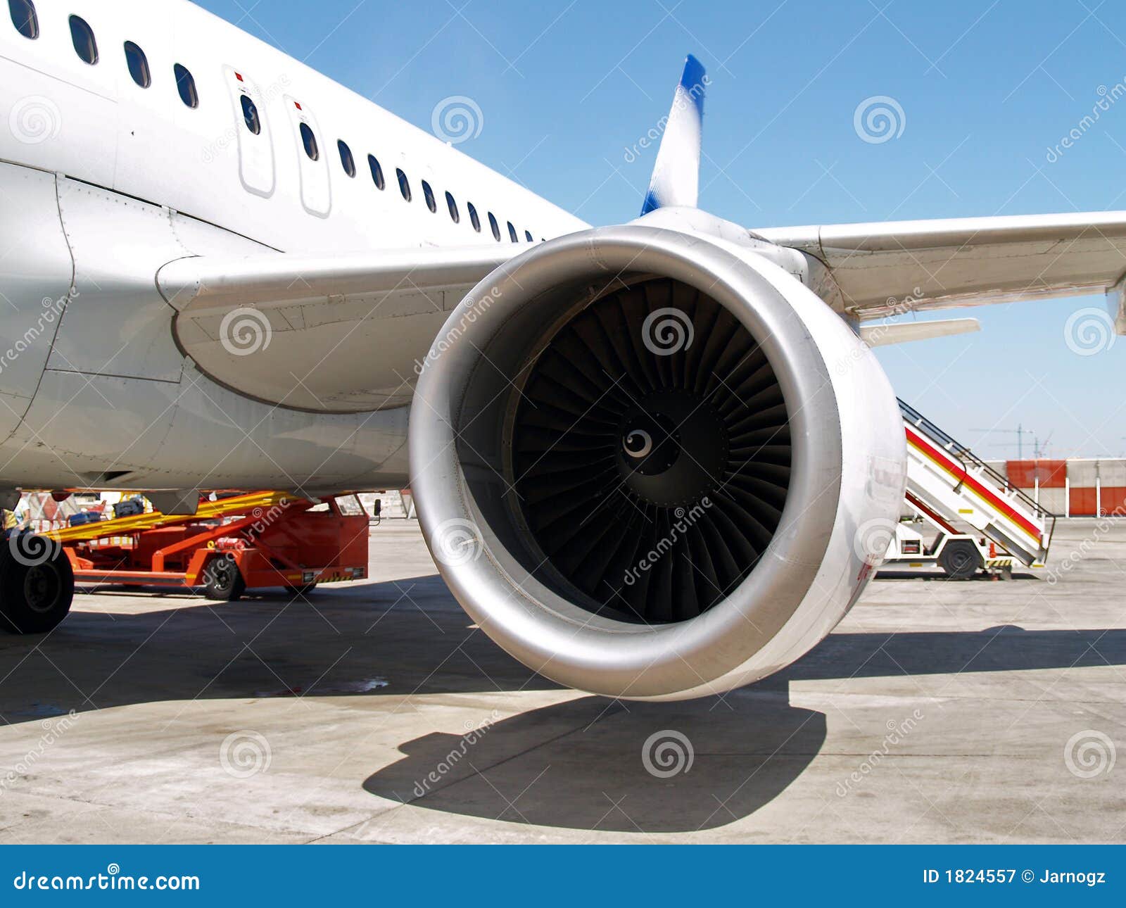 Jet engine at aircraft stock image. Image of cargo, fuselage - 1824557