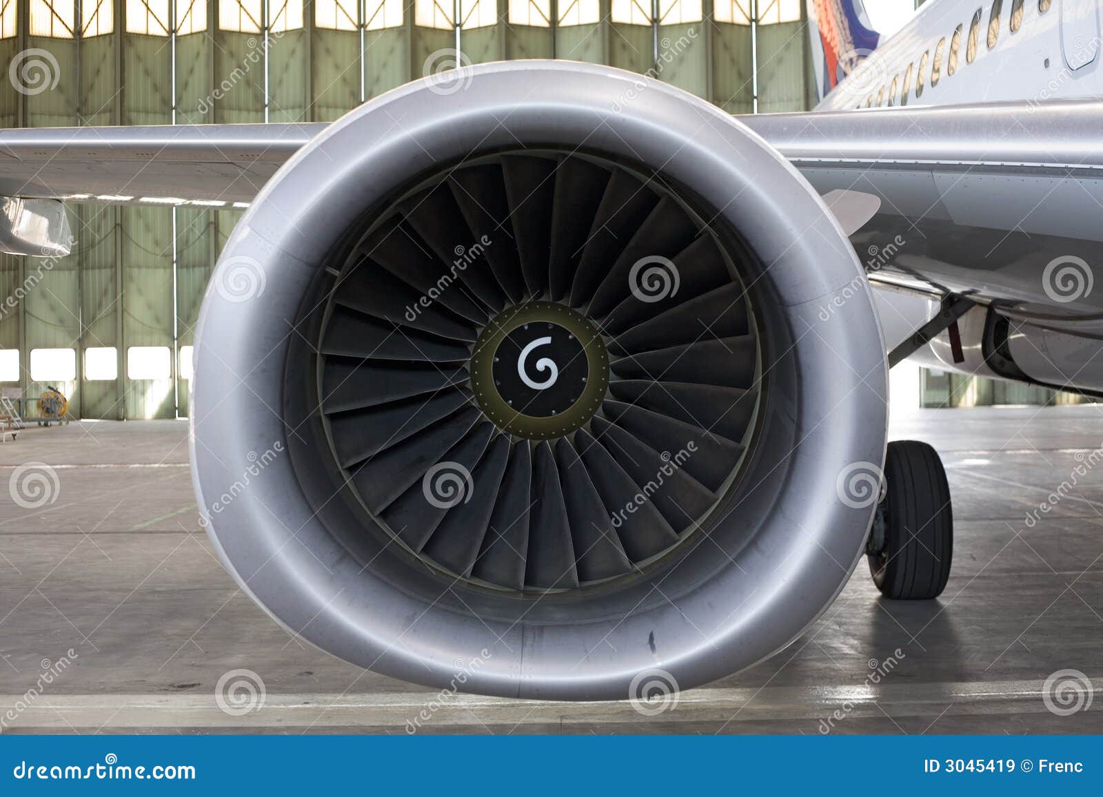 Jet engine at aircraft stock image. Image of airplane - 3045419