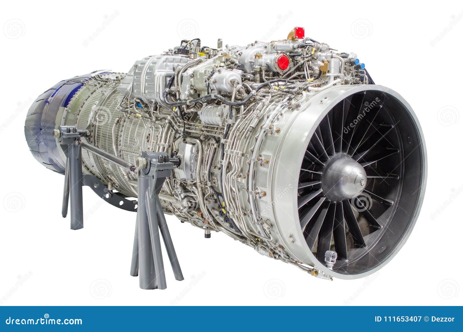 Jet Engine Aircraft, Turbine Isolated White Background. Stock Image ...