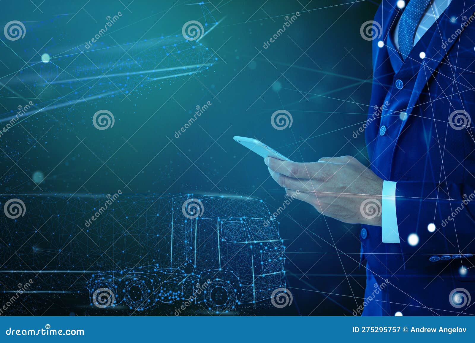 Jet Engine Augmented Reality Hologramm. Specialists Work in ...