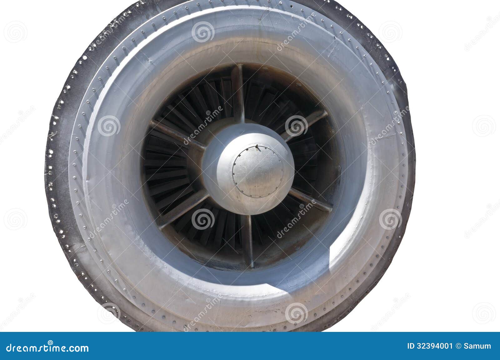 Jet engine close-up stock image. Image of afterburning - 32394001