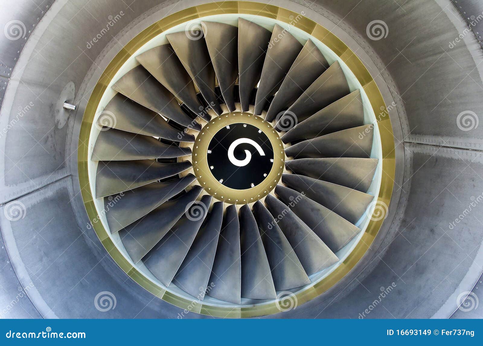Jet engine detail. stock image. Image of energy, detail - 16693149