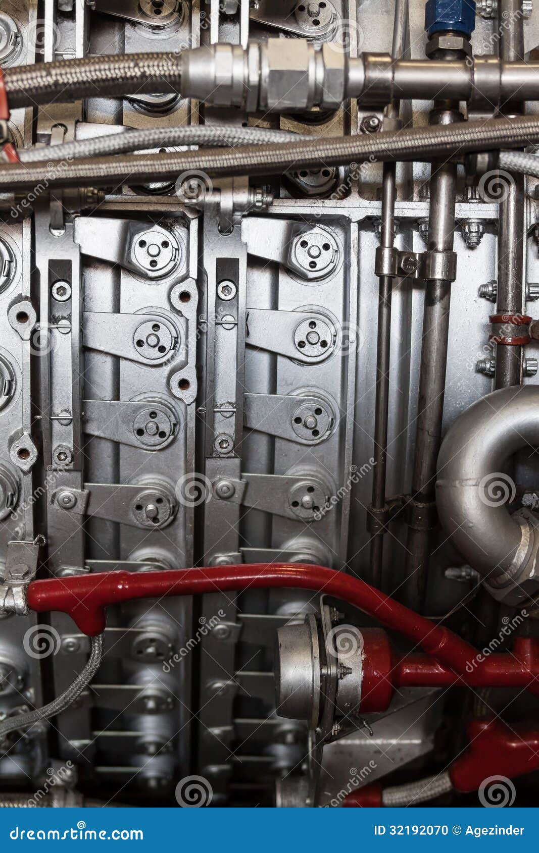 Jet engine stock photo. Image of engineering, chrome - 32192070