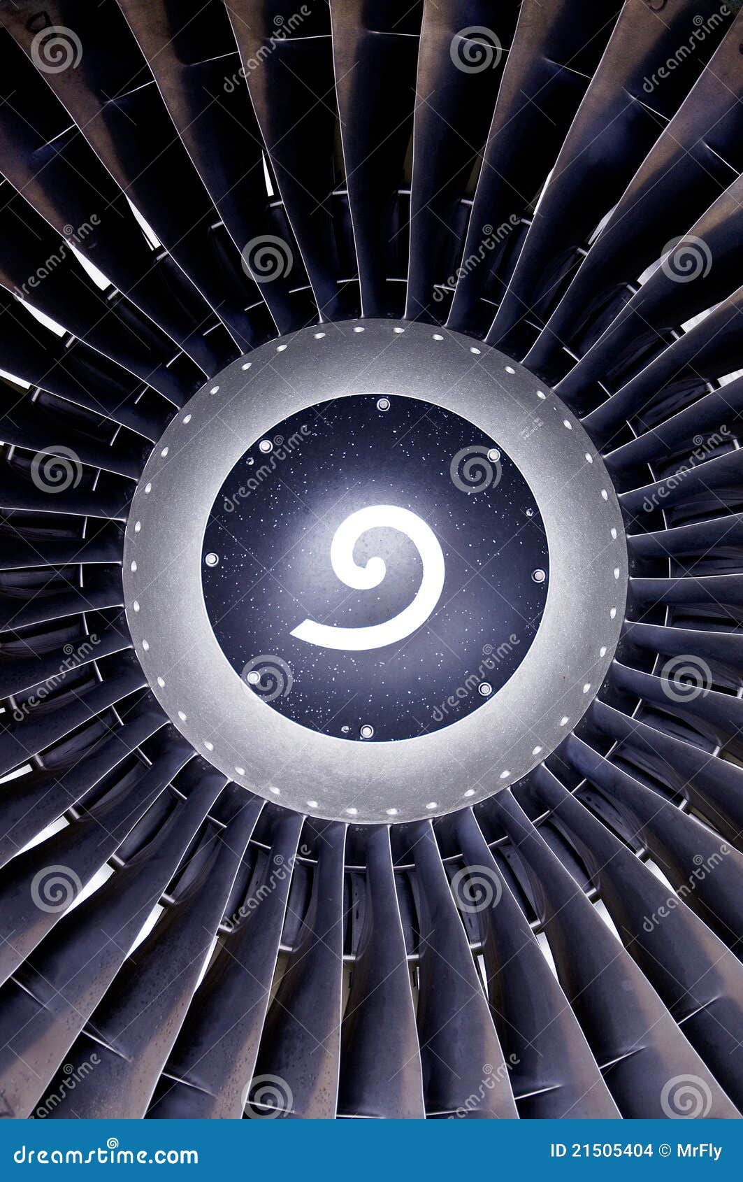 Jet engine front stock photo. Image of closeup, spinner - 21505404