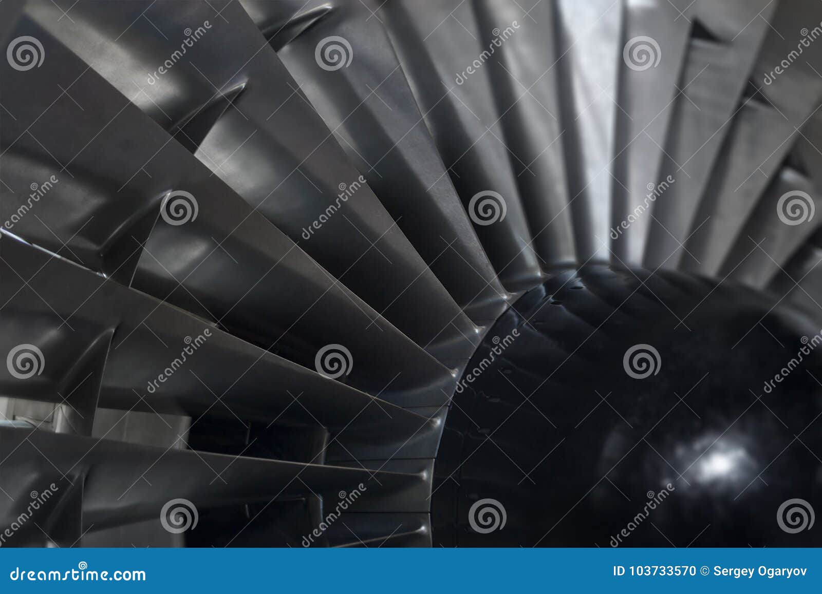 Jet engine inside stock photo. Image of rotor, large - 103733570