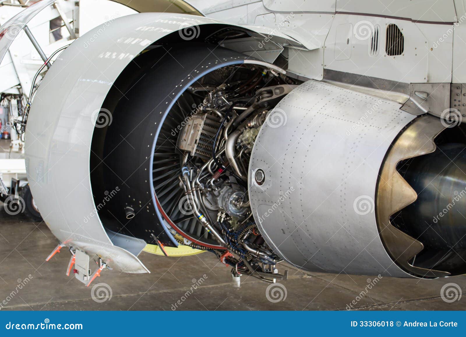 Jet Engine Maintenance stock photo. Image of aircraft - 33306018
