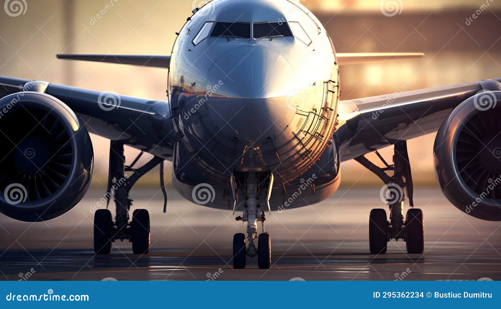 Jet Engine of an Modern Airliner Stock Photo - Image of arrival ...