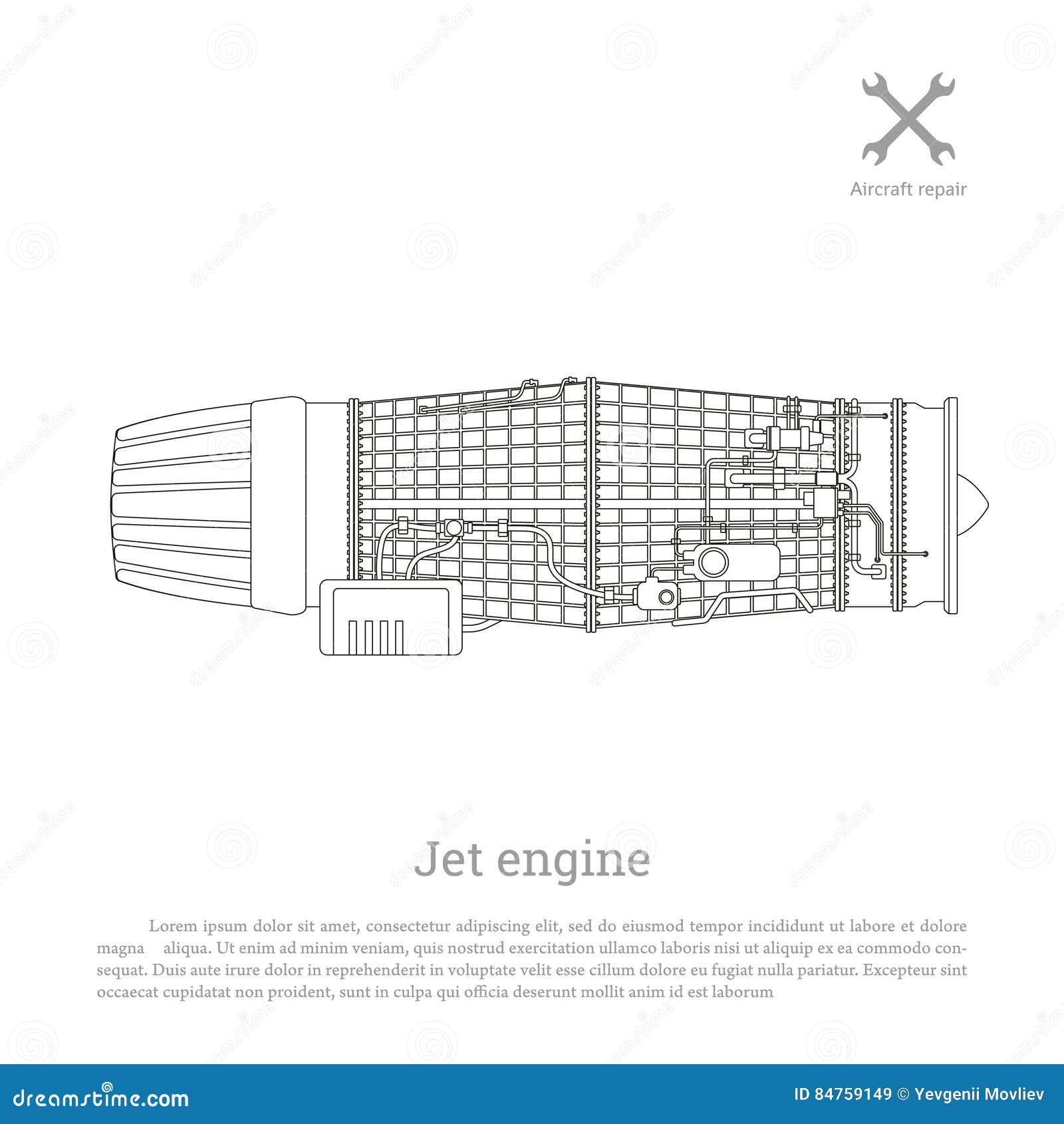 Car Engine Outline Icon Cartoon Vector | CartoonDealer.com #79373451