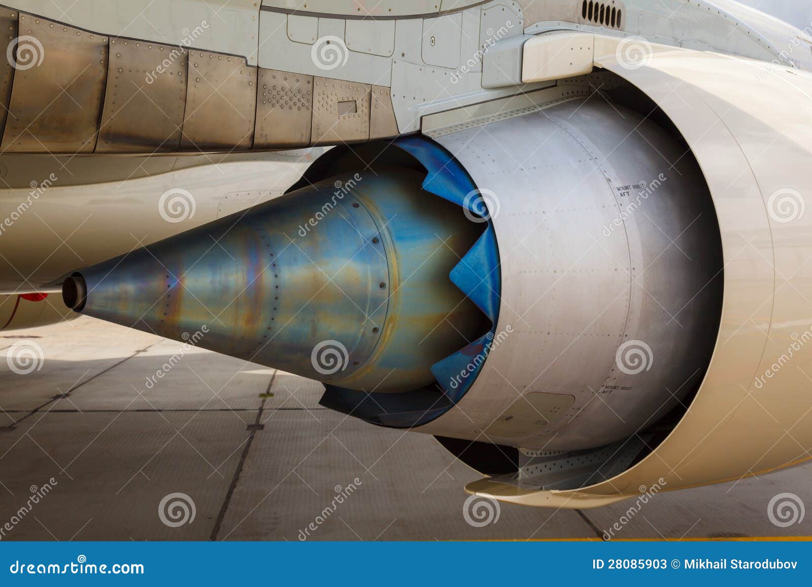 Jet engine passenger plane stock image. Image of industry - 28085903