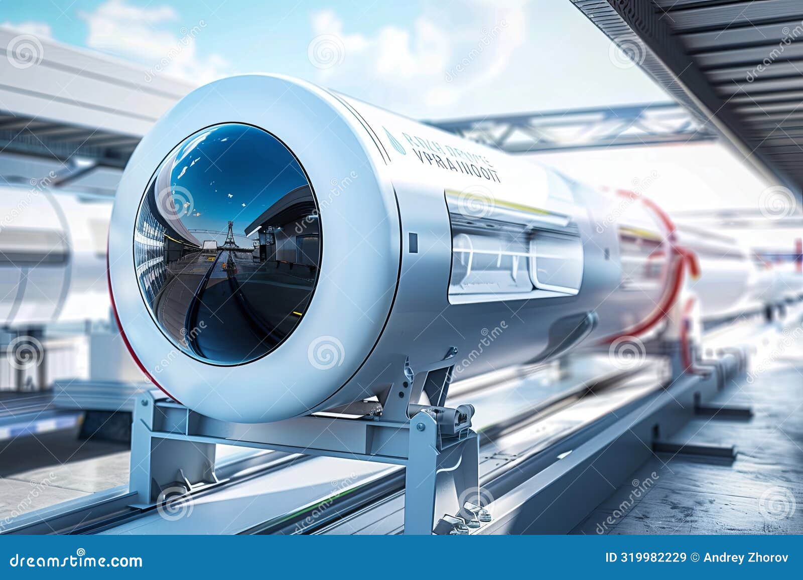 A Jet Engine is Positioned on Top of a Moving Conveyor Belt in an ...