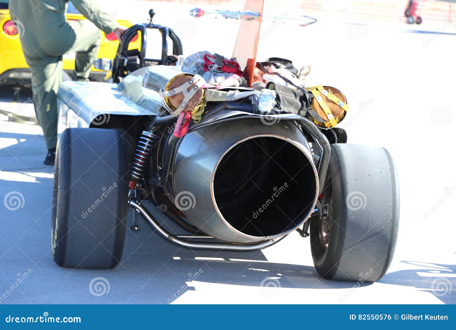 Jet engine powered car stock photo. Image of uncommon - 82550576