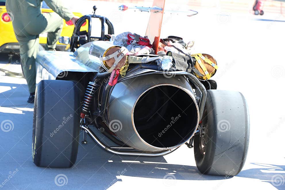 Jet engine powered car stock photo. Image of uncommon - 82550576