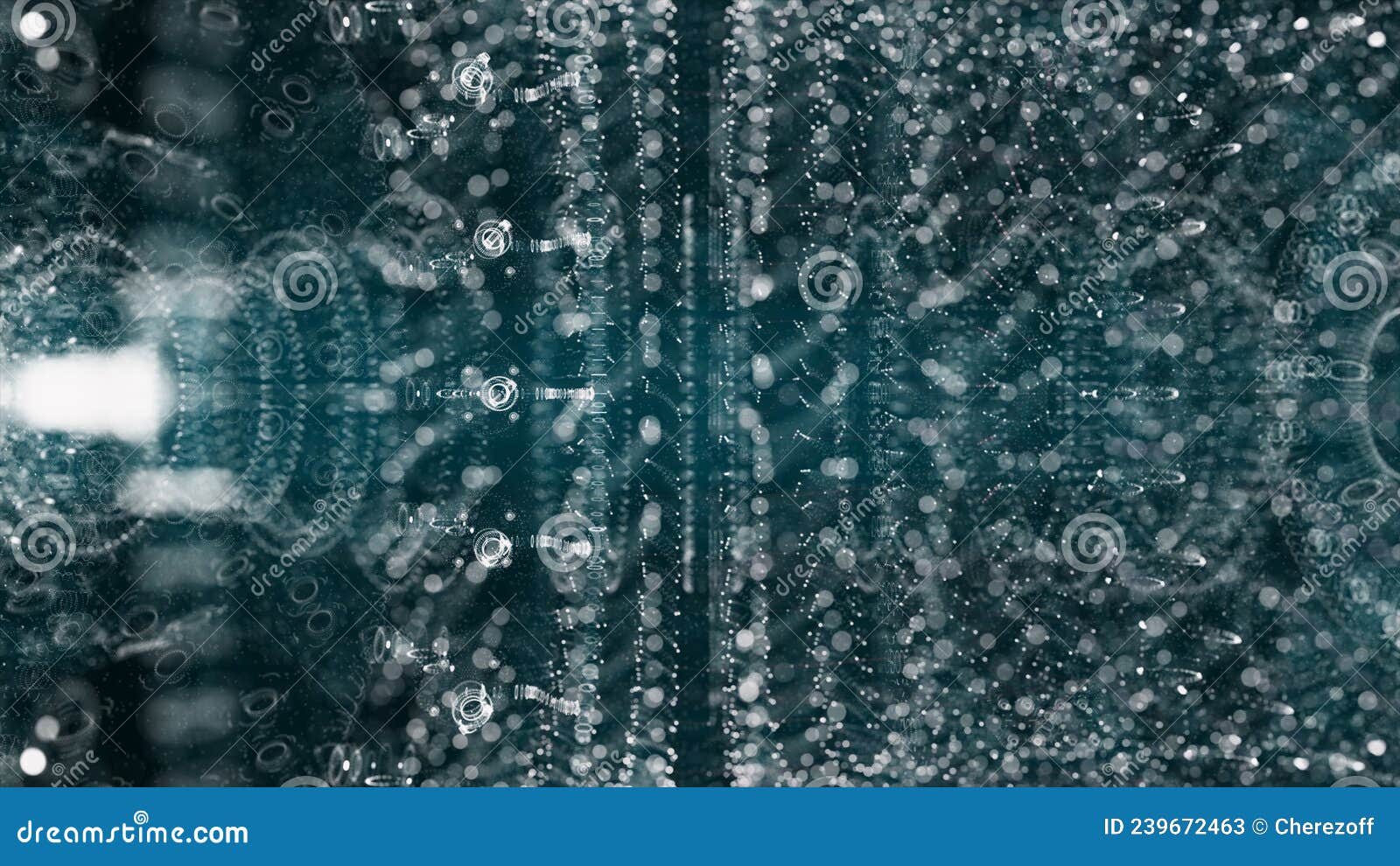 Jet Engine X-ray Transparent with Particles Stock Illustration ...