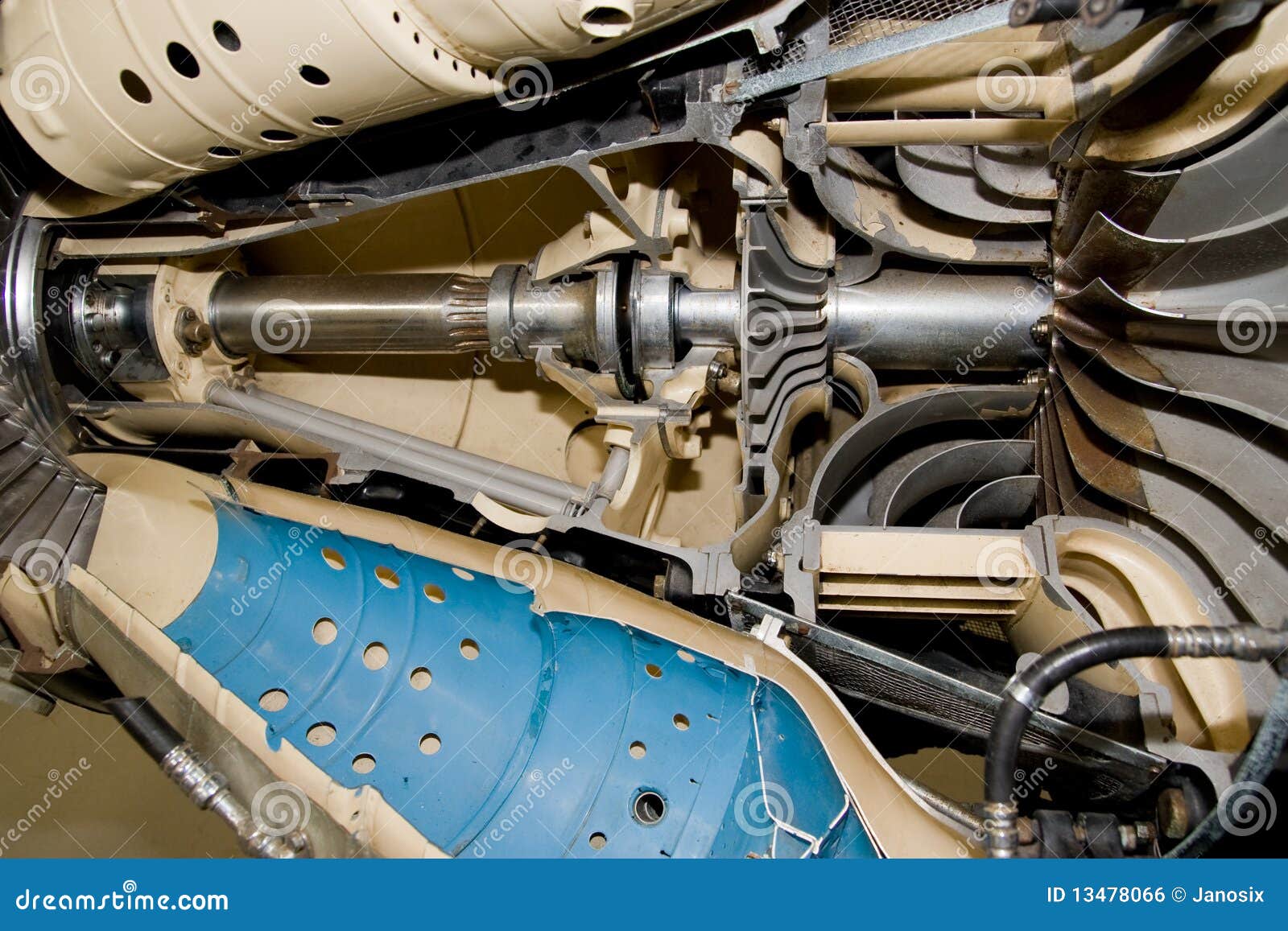 Jet Engine Section Royalty Free Stock Image - Image: 13478066
