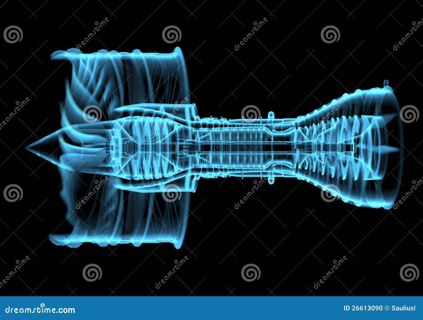 Jet Engine Turbine. Vector Stock Illustration | CartoonDealer.com #80601607