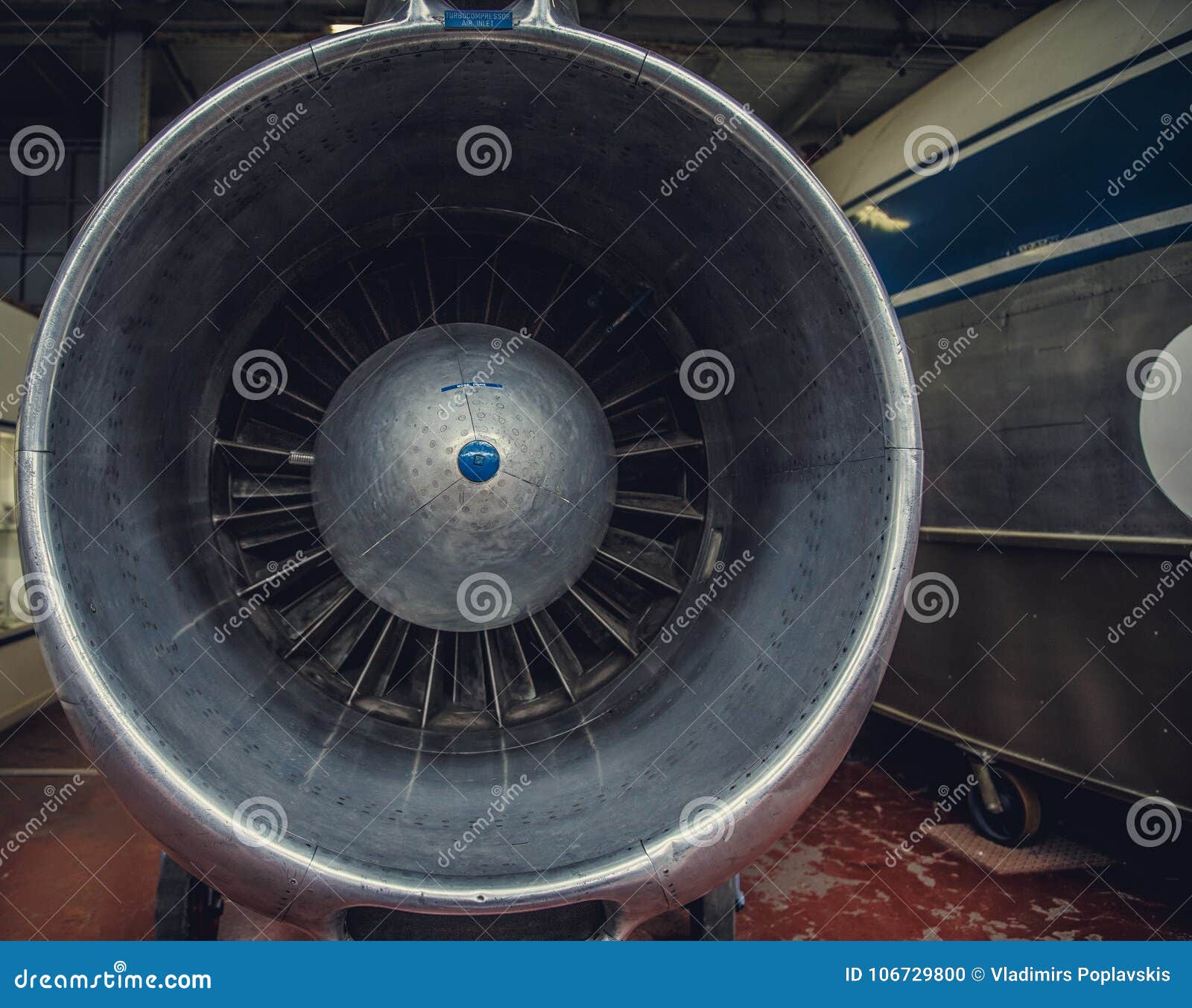 Jet Engine Turbine Airplane. Stock Photo - Image of blade, concept ...