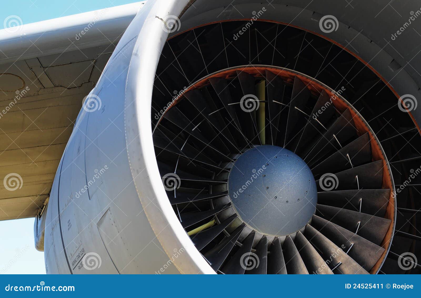 Jet engine turbine blades stock image. Image of airplane - 24525411