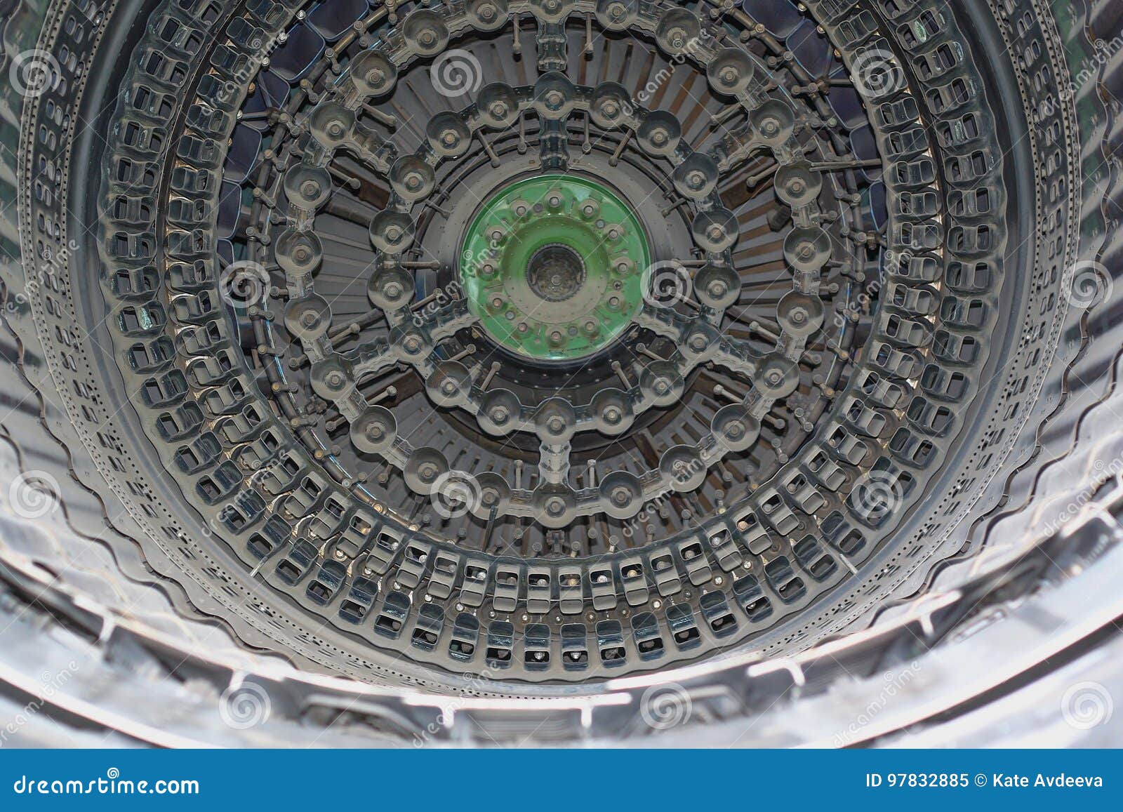 Jet engine turbine stock image. Image of technology, background - 97832885