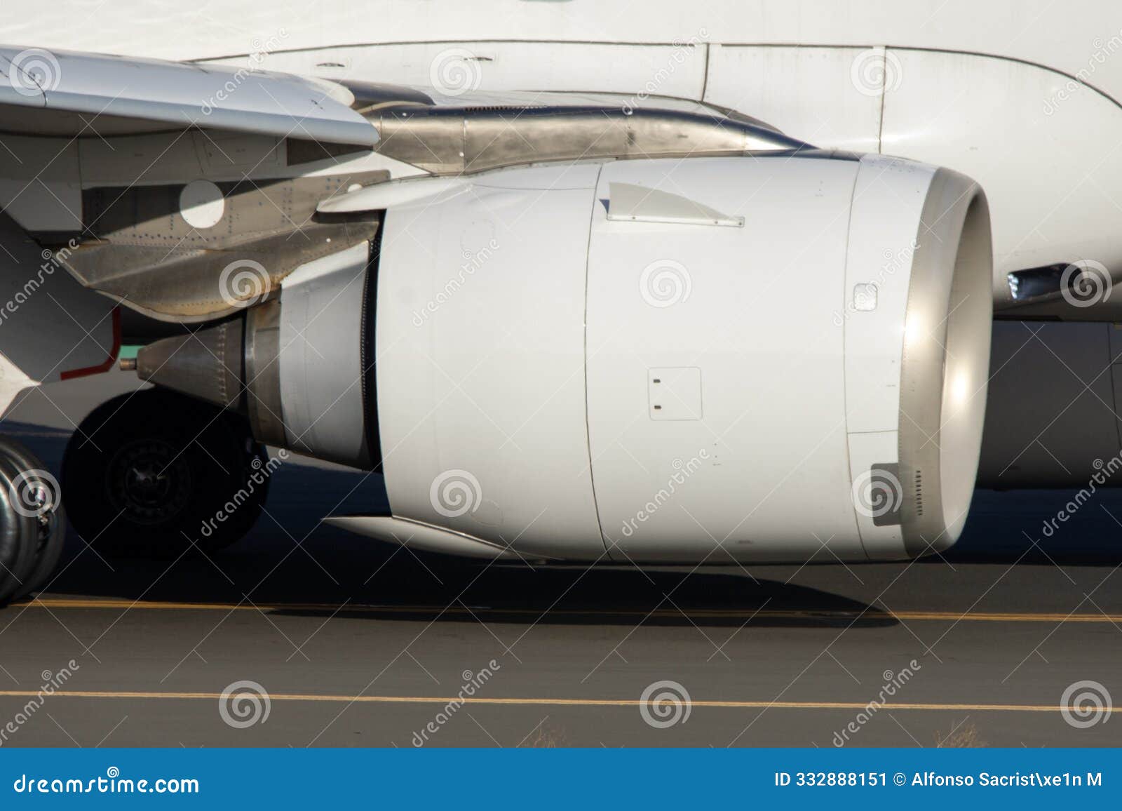 Engine, Turbofan Airliner Jet for Aircraft Stock Image - Image of ...