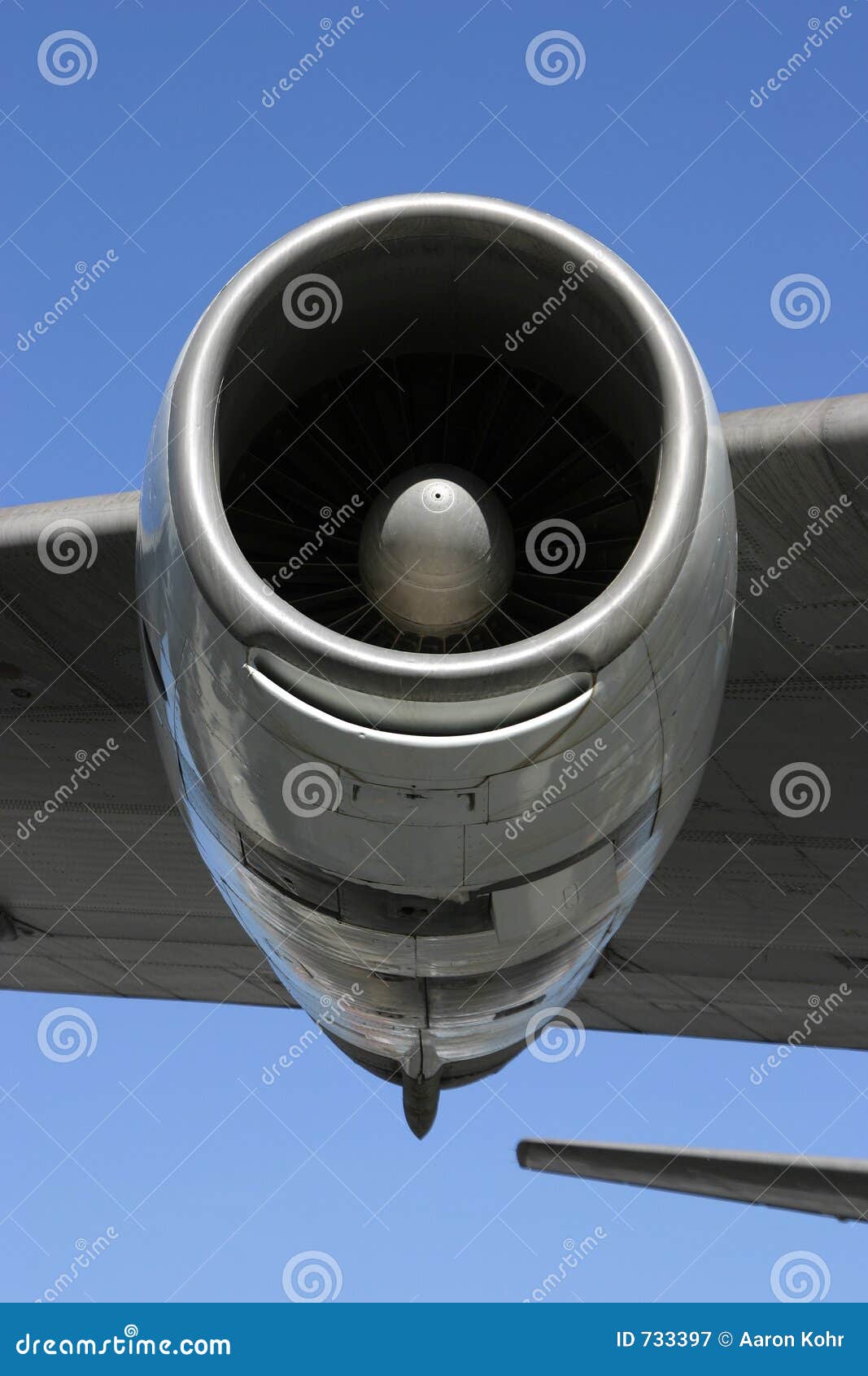 Jet Engine Wing 1 stock image. Image of blades, engines - 733397