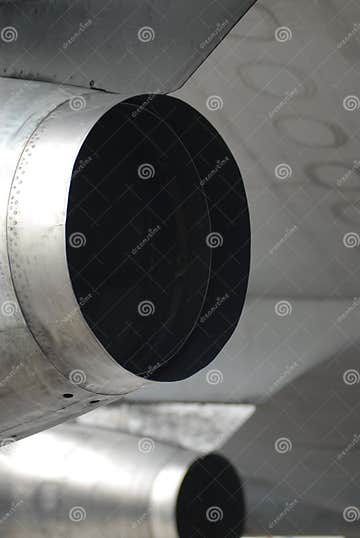 Jet Engines Under Wing stock photo. Image of airliner - 1156898