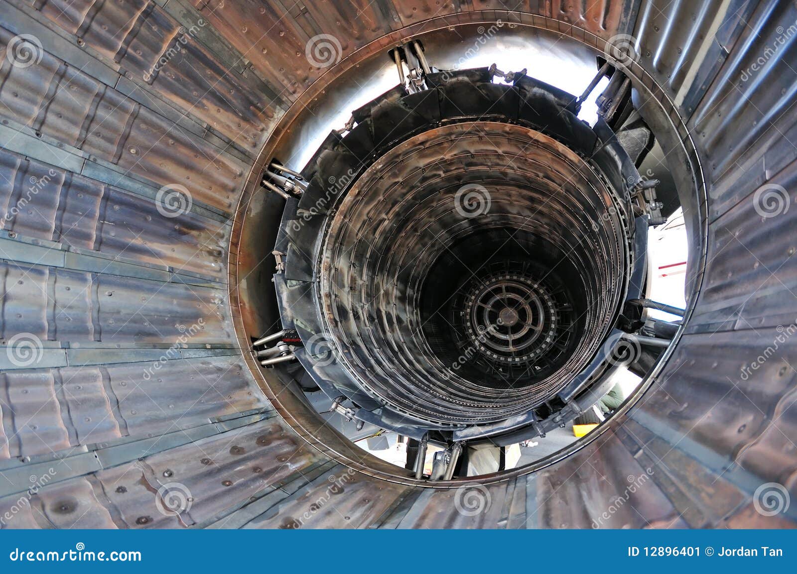Jet exhaust stock image. Image of metal, plane, abstract - 12896401