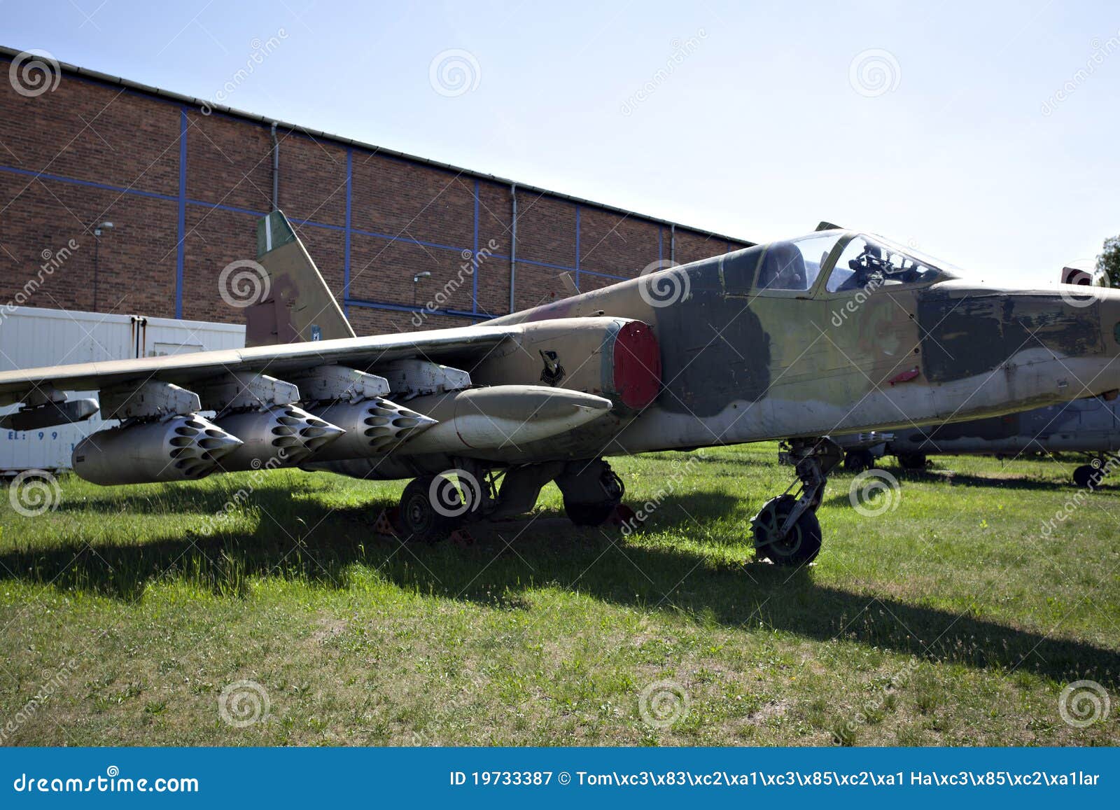 Jet fighter on the ground stock image. Image of usaf - 19733387